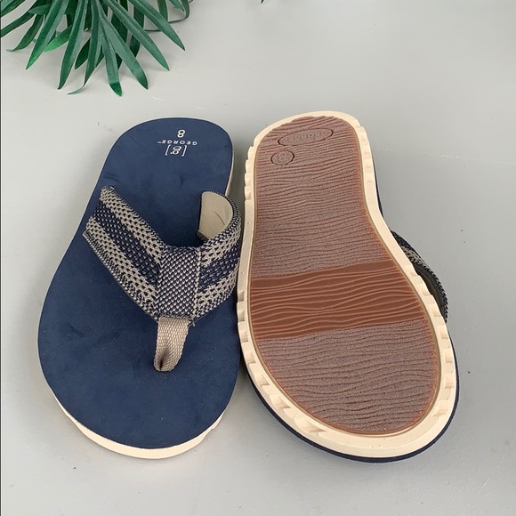 George | Shoes | Mens Knit Flip Flop New | Poshmark